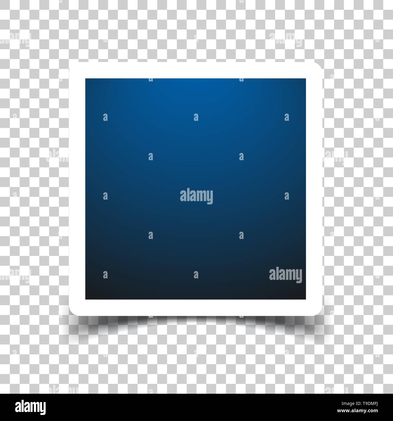 Photo frame sign icon in transparent style. Snapshot picture vector ...