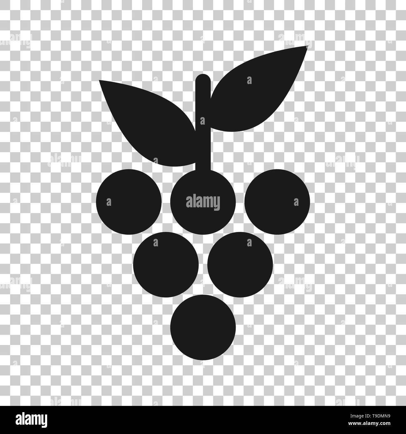 Bunch grape in vinyard Stock Vector Images - Alamy