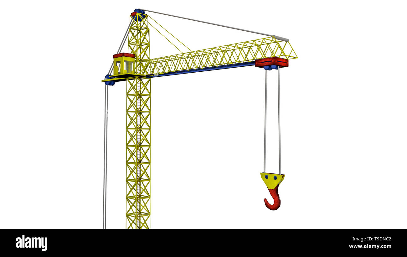 3d crane Cut Out Stock Images & Pictures - Alamy