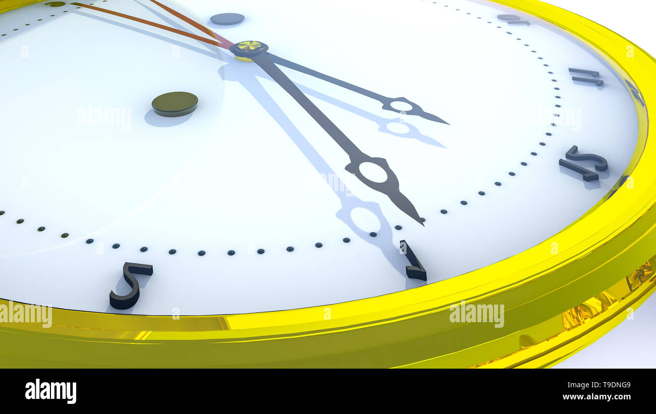 pocket watch on a chain. 3D rendering Stock Photo - Alamy