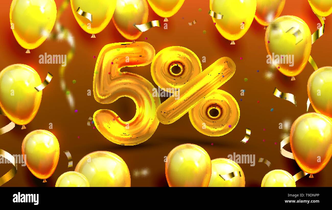 5 percentage offer Stock Vector Images - Alamy