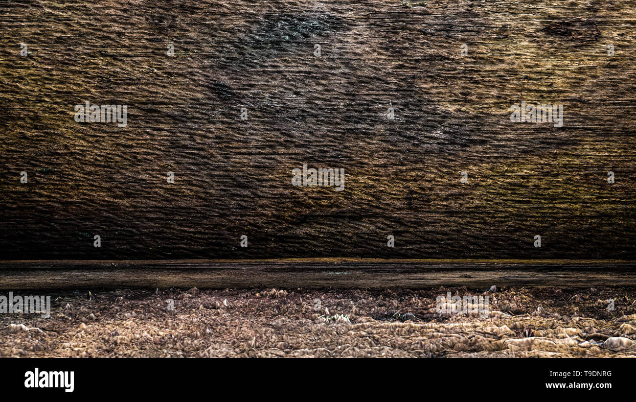 room with a metal wall and ceiling. metal texture. 3D rendering Stock ...