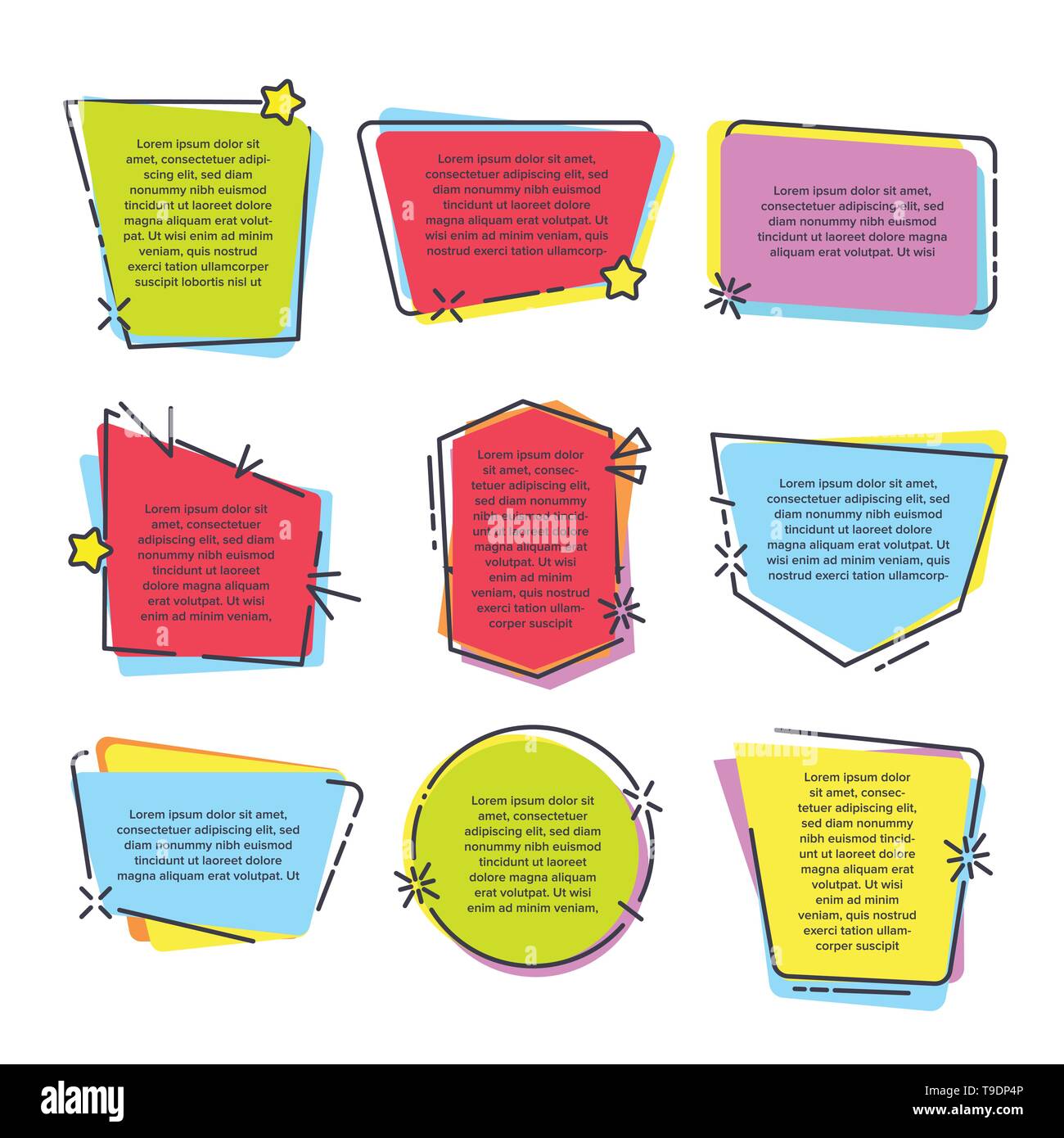 Mention Quotation Template In Frame Quotes Vector. Creative Innovative ...