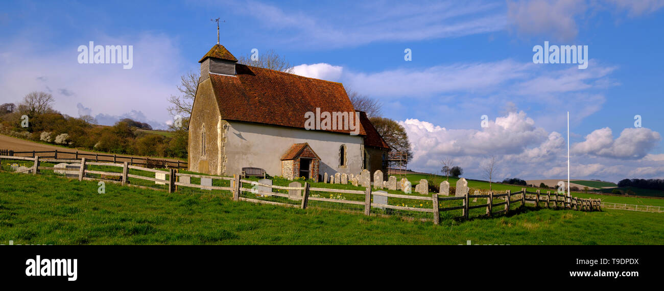 Duncton, UK - April 3, 2019: St Mary the Virgin - an 11th century ...