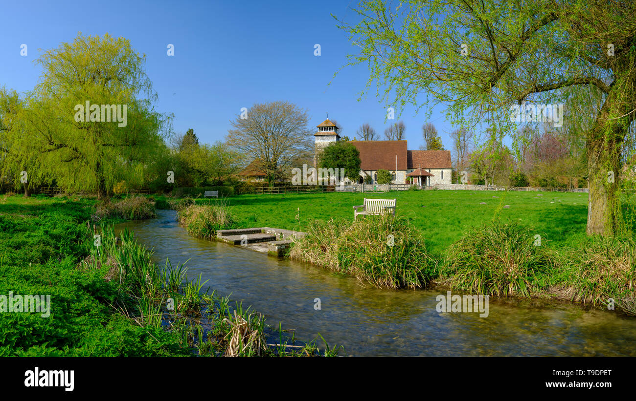 Meonstoke, UK - April 1, 2019: The first day of April 2019 brings ...