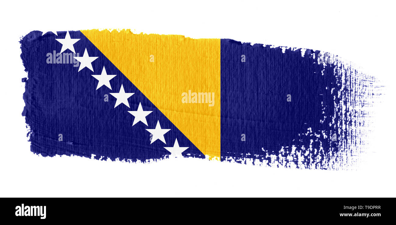 Flags of the world brush stroke Cut Out Stock Images & Pictures - Alamy