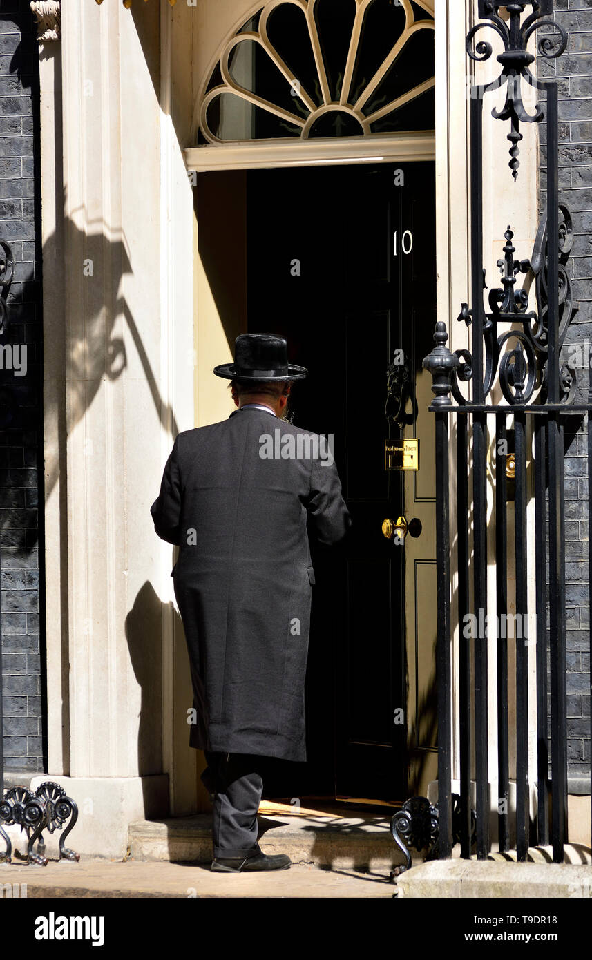 London, England, UK. Abraham Pinter - Haredi rabbi/politician from ...
