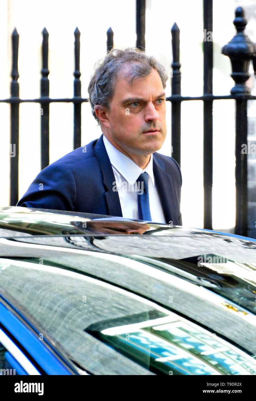 Julian Smith MP (Conservative Chief Whip) leaving Downing Street ...