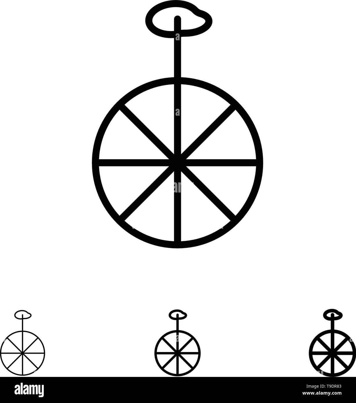 Cartoon vector drawing cycle Black and White Stock Photos & Images - Alamy