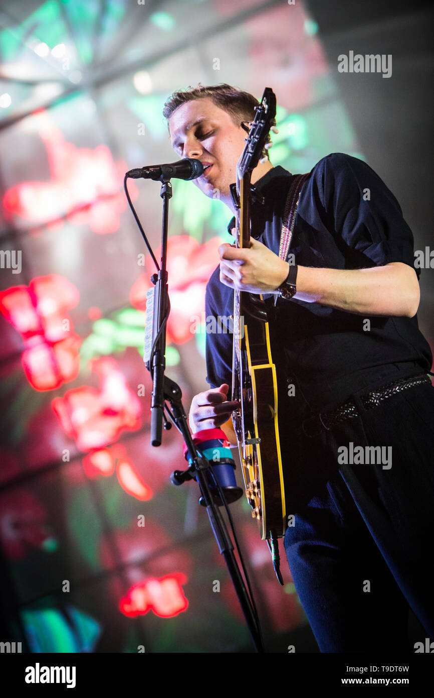 Milan Italy. 17 May 2019. The English singer-songwriter GEORGE EZRA ...