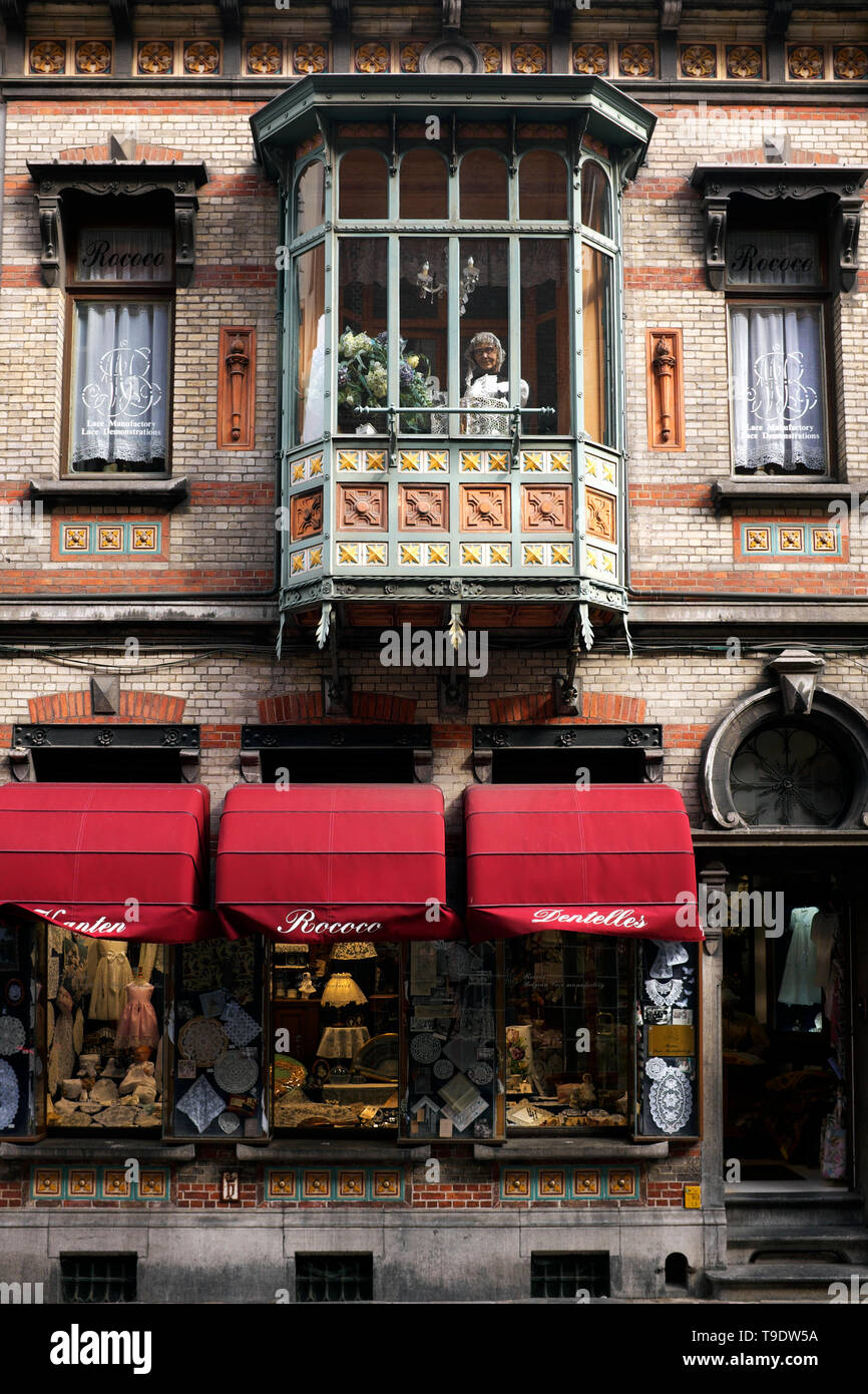 Shopfront in Bruges, Belgium Stock Photo - Alamy