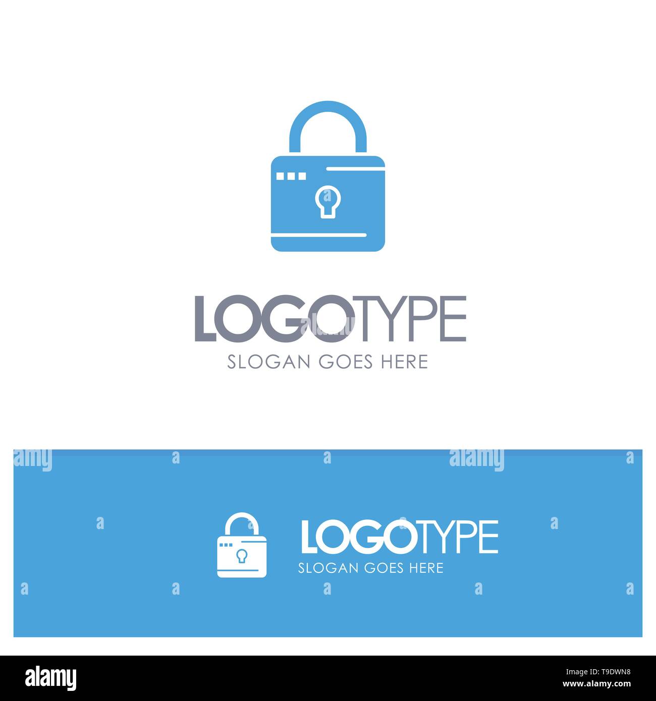 Locked logo Stock Vector Images - Alamy