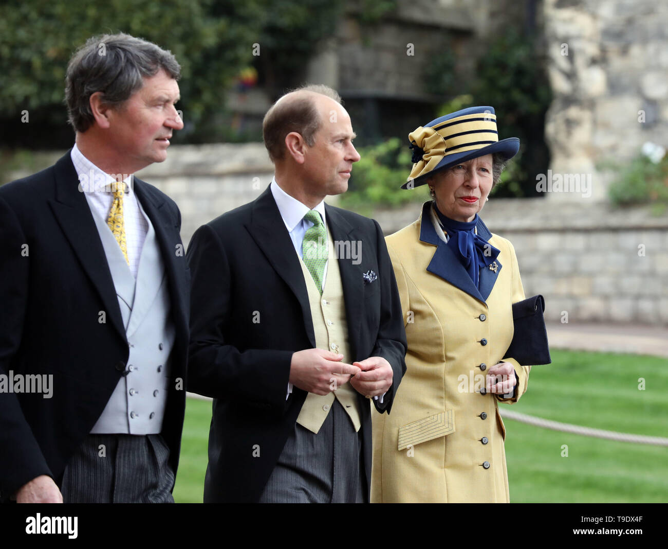 (left to right) Timothy Laurence, The Earl of Wessex and The Princess ...