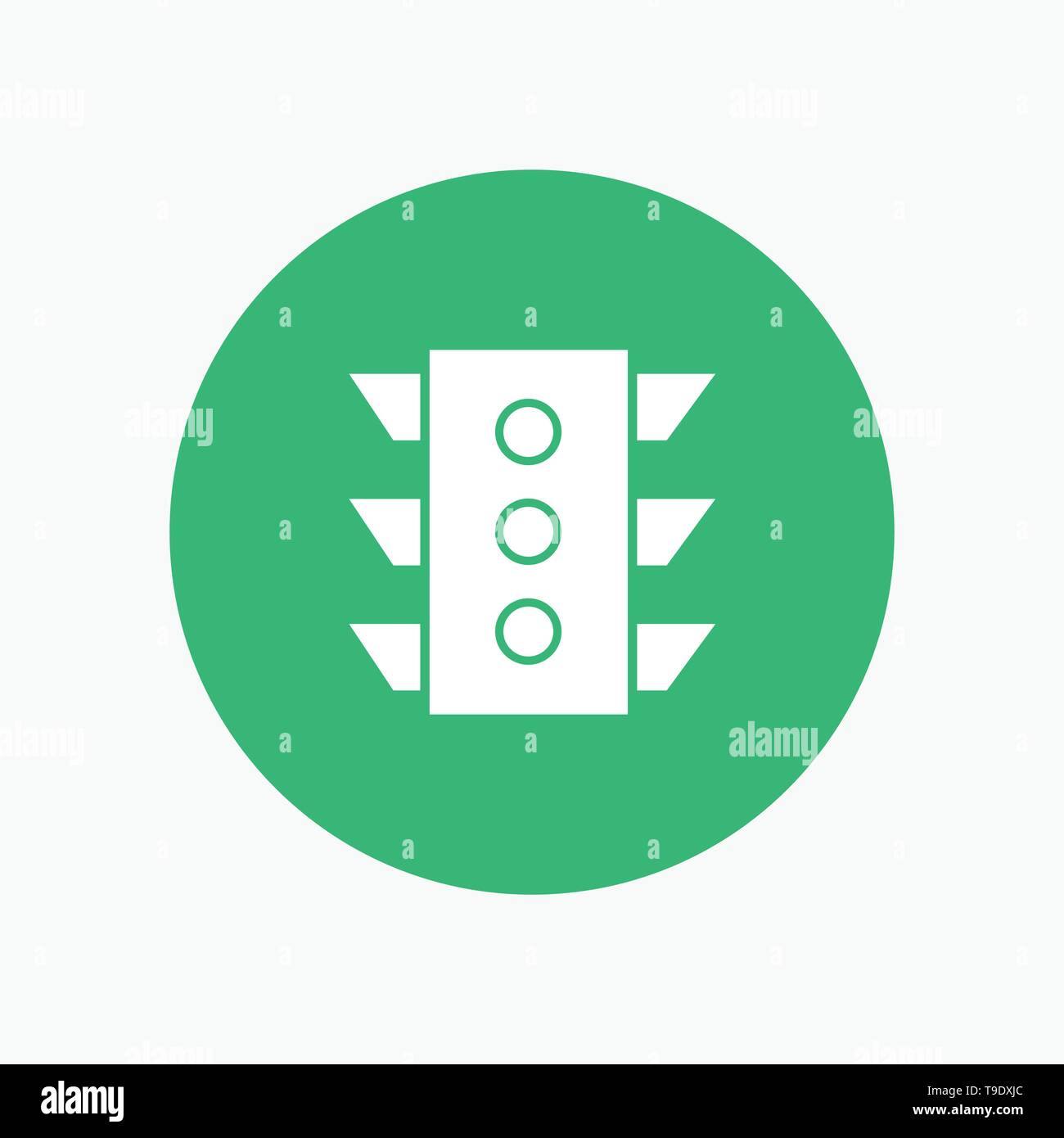 Illuminated crossing signal Stock Vector Images - Alamy