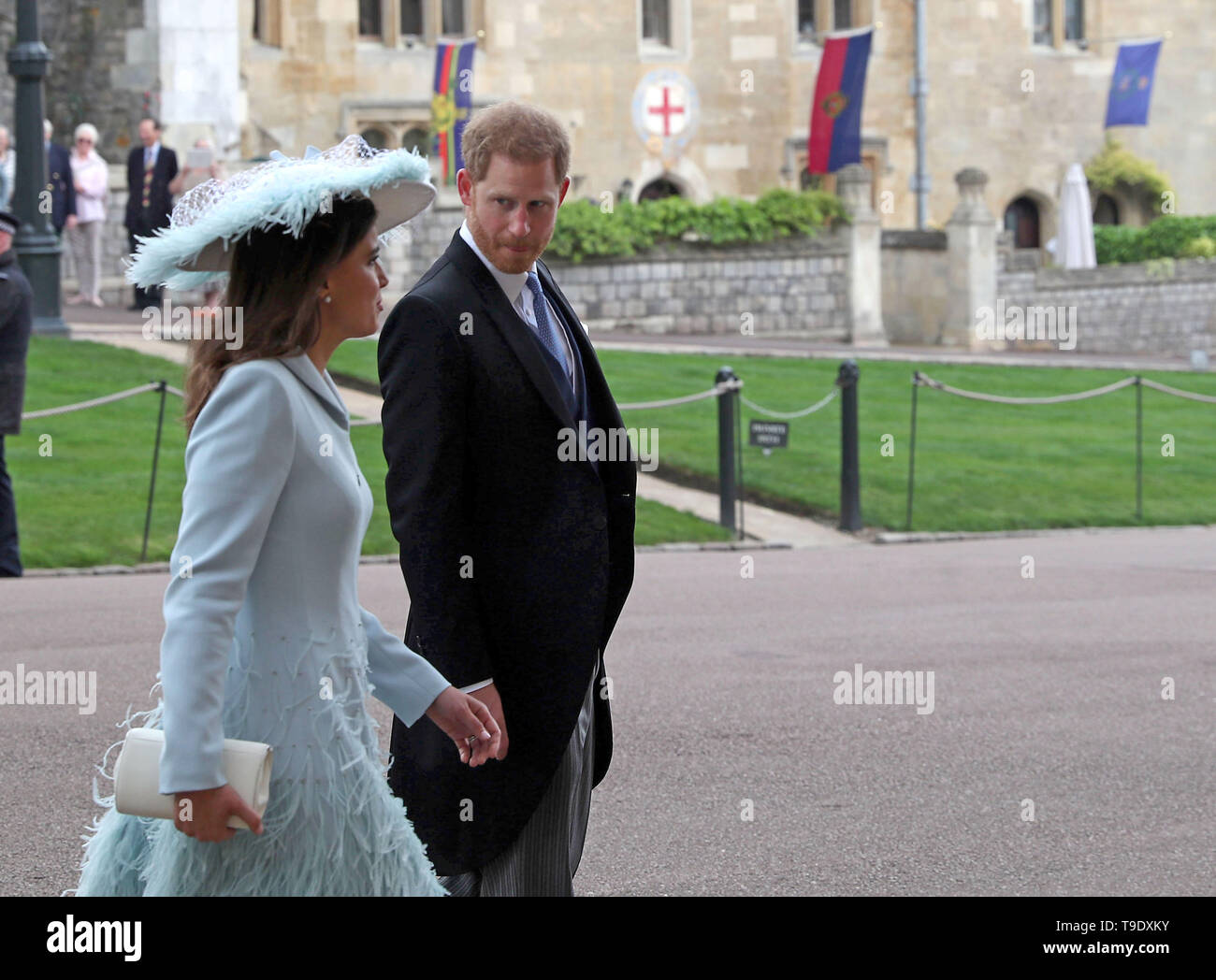 Lady Frederick Windsor and the Duke of Sussex arrive ahead of the ...