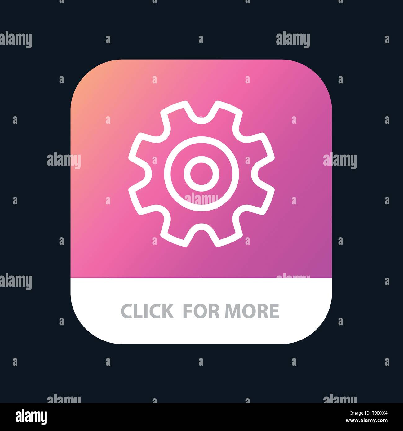Ios system settings app icon Stock Vector Images - Alamy