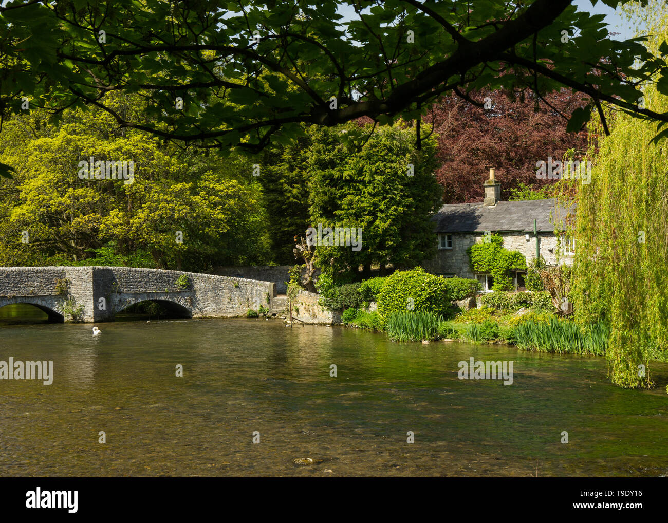 Sheepwash Bridge Peak District Village Uk High Resolution Stock ...