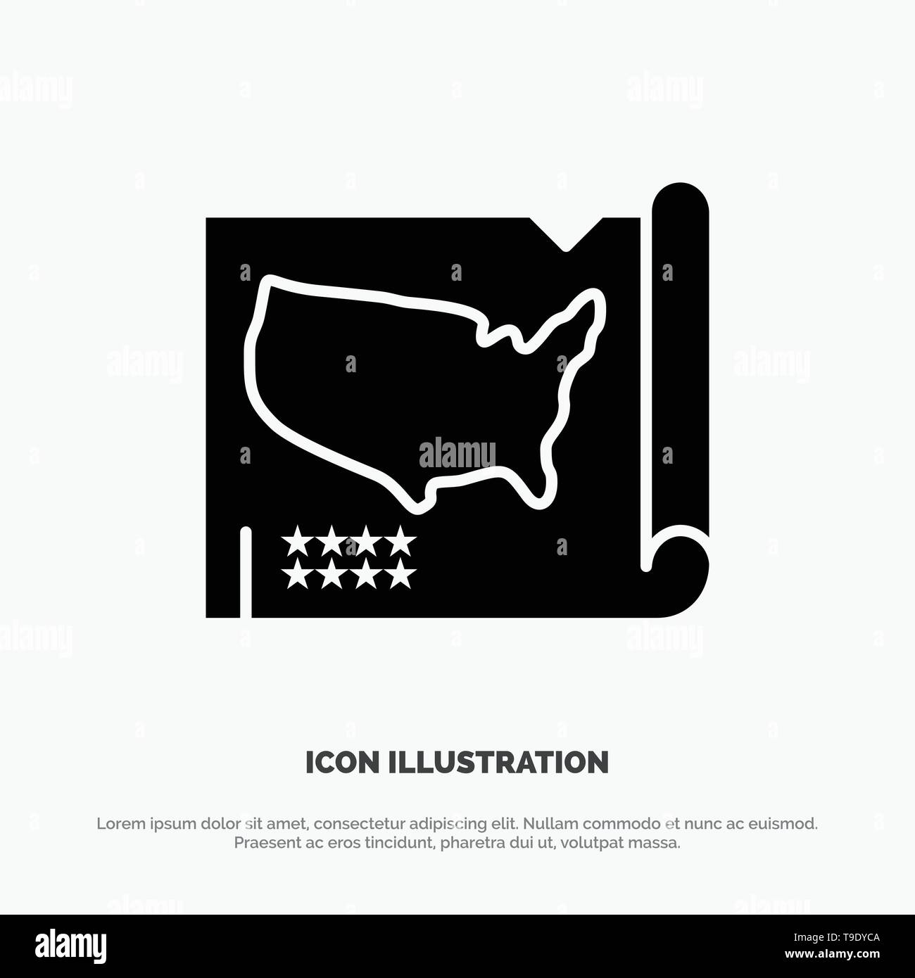 Vintage map of us south Stock Vector Images - Alamy