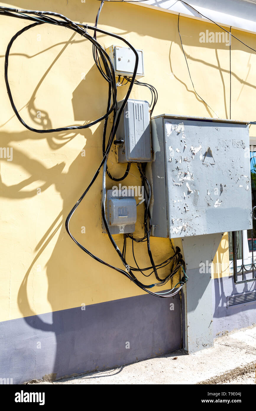 Old Electrical Switchboards High Resolution Stock Photography and ...