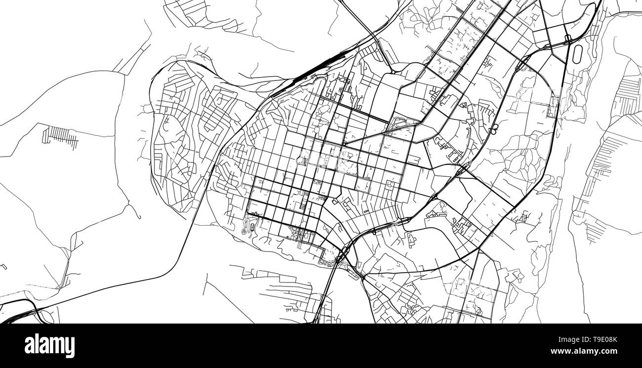 Ufa map hi-res stock photography and images - Alamy