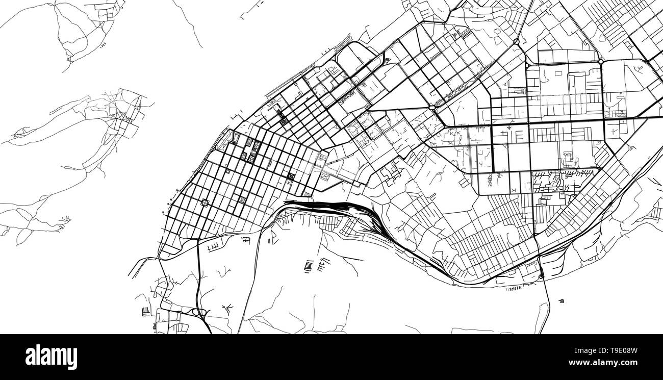 Urban vector city map of Samara, Russia Stock Vector Image & Art - Alamy