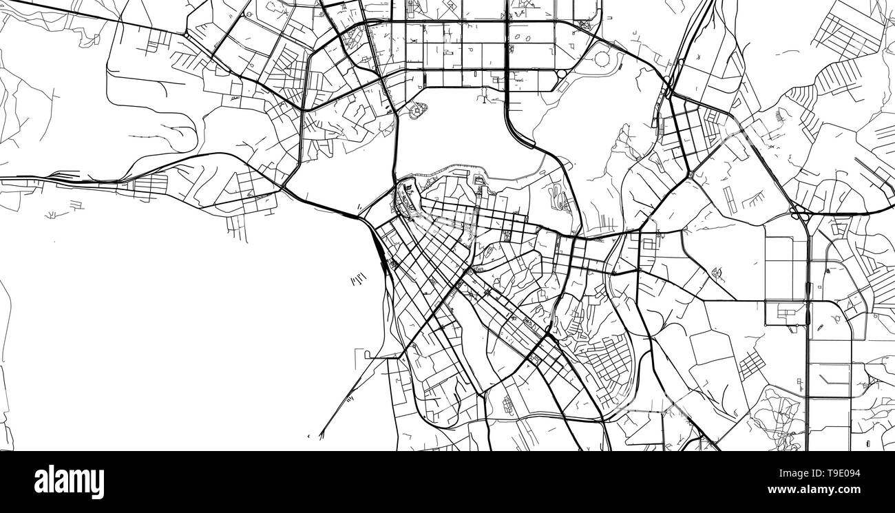 Russian atlas map Black and White Stock Photos & Images - Alamy