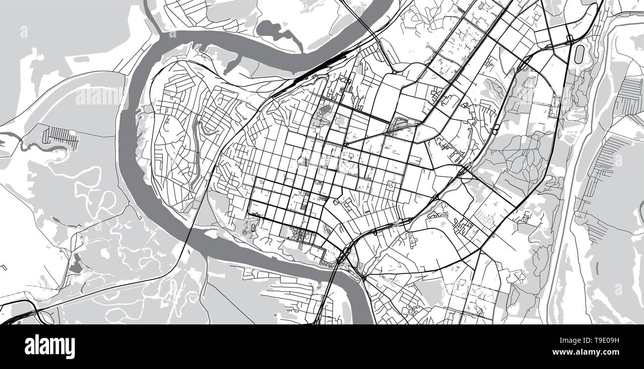 Ufa map hi-res stock photography and images - Alamy