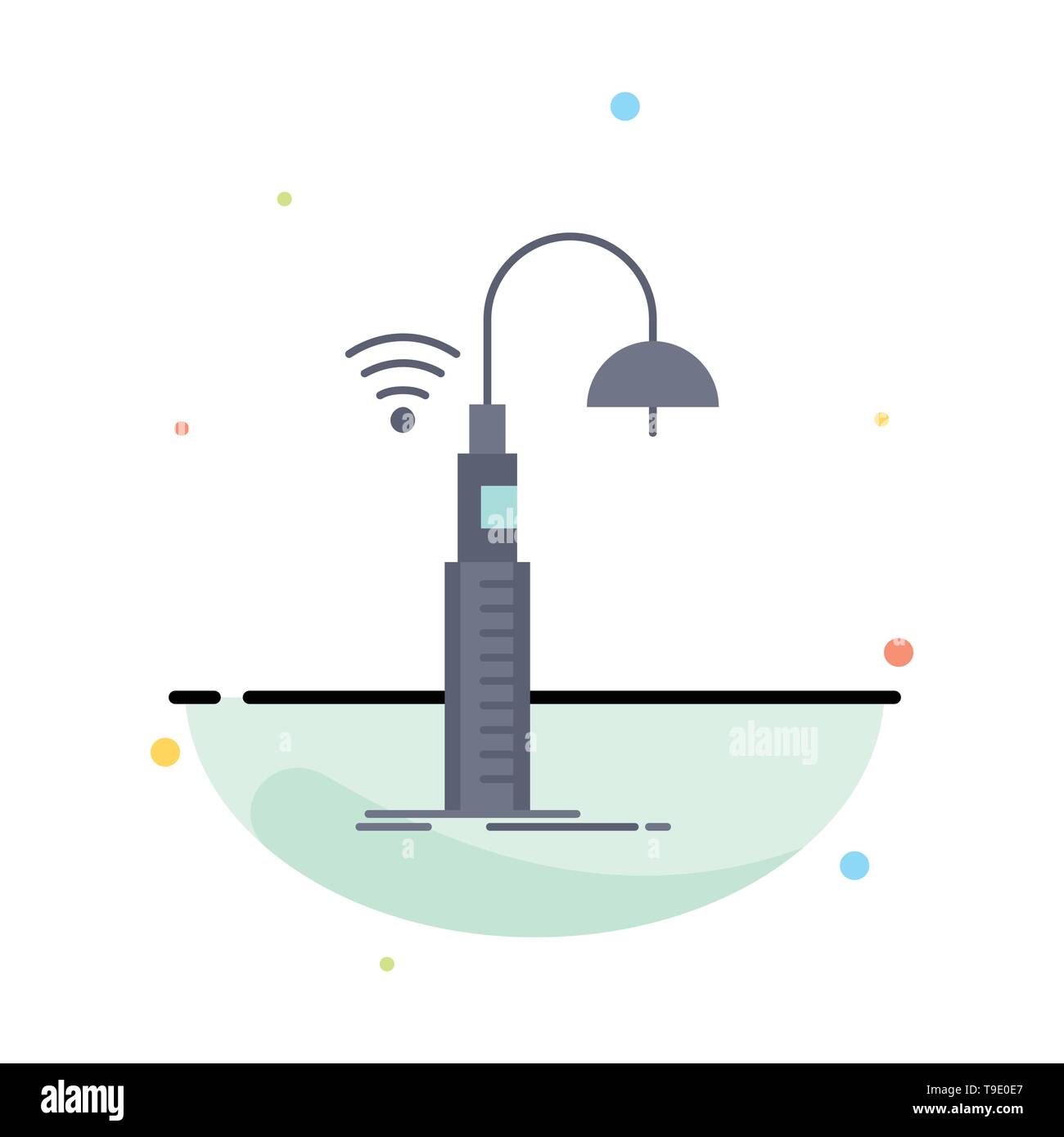 Smart street light Stock Vector Images - Alamy