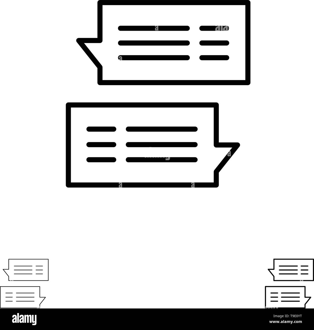 Bold conversations Stock Vector Images - Alamy