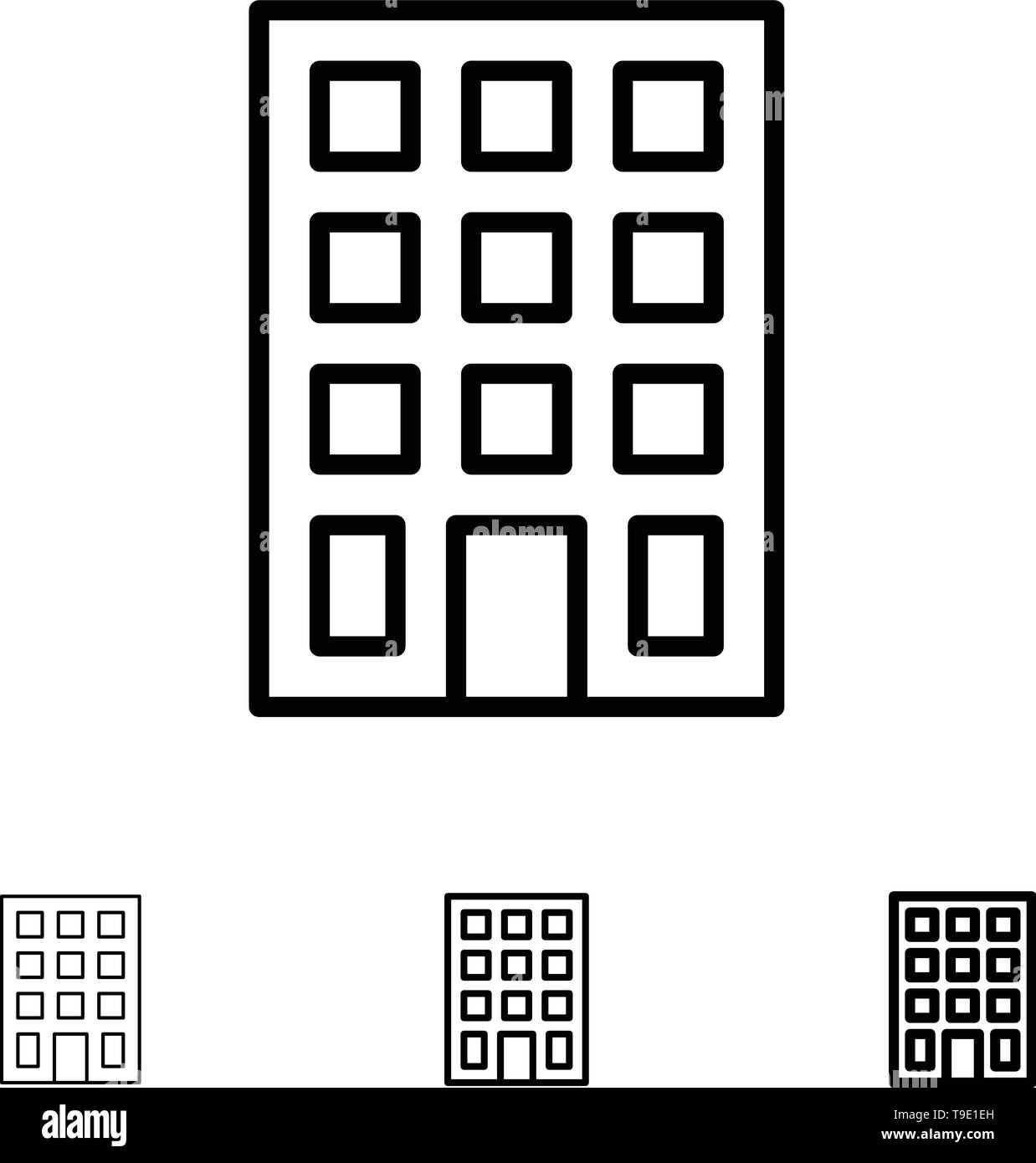 Black engineering building Stock Vector Images - Alamy