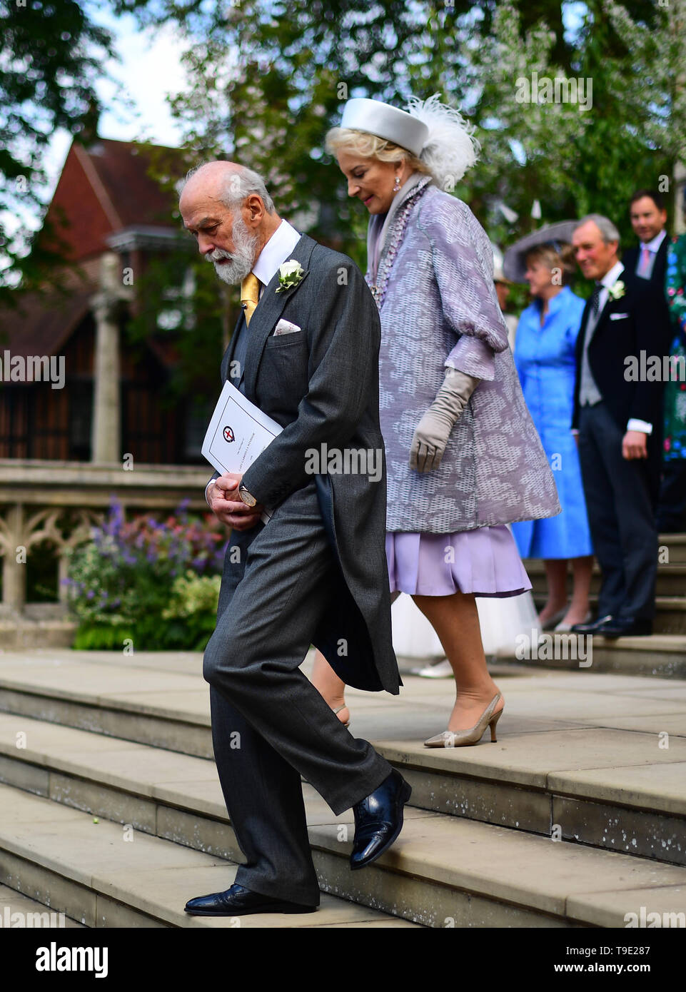 Prince Michael of Kent and Princess Michael of Kent leave after the ...