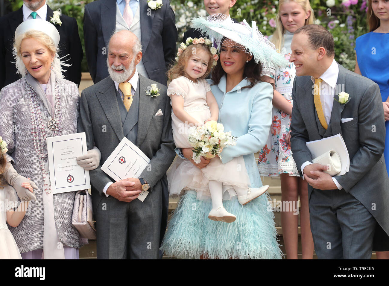 (left to right) Princess Michael of Kent, Prince Michael of Kent ...