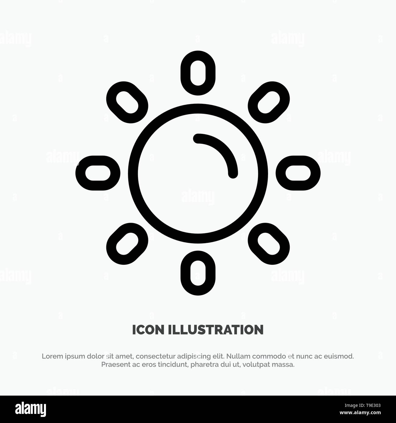 Brightness icon Cut Out Stock Images & Pictures - Alamy