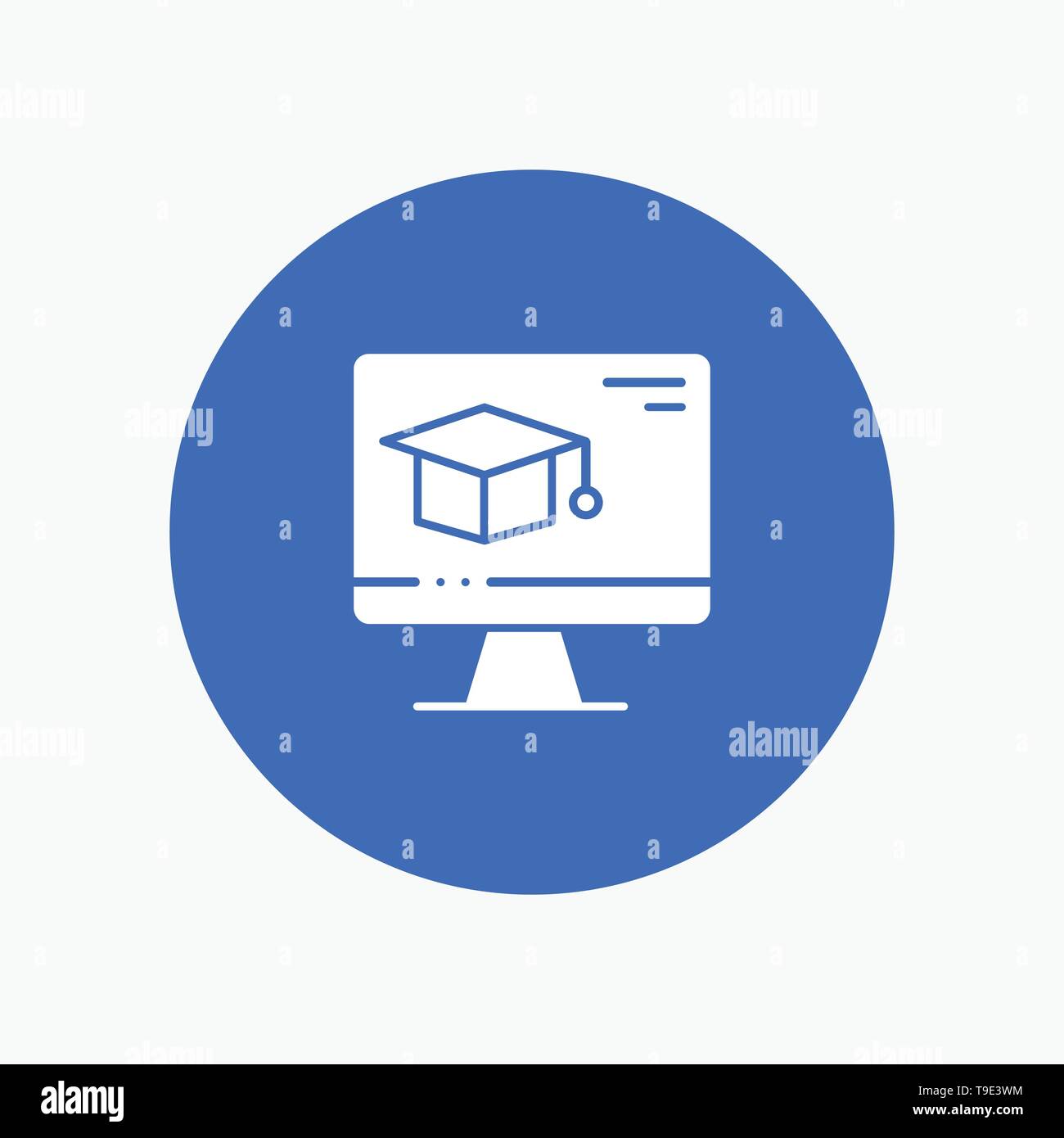 Pictogram graduation cap Cut Out Stock Images & Pictures - Alamy