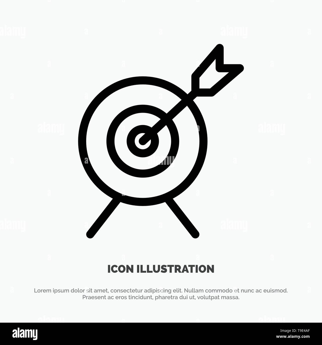 Dart 3d icon Stock Vector Images - Alamy