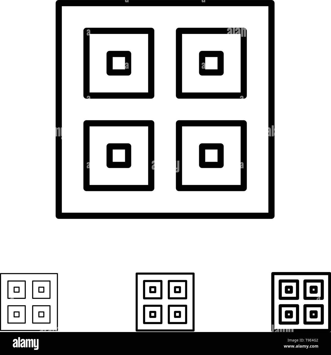 Brown cardboard shipping boxes vector Black and White Stock Photos ...
