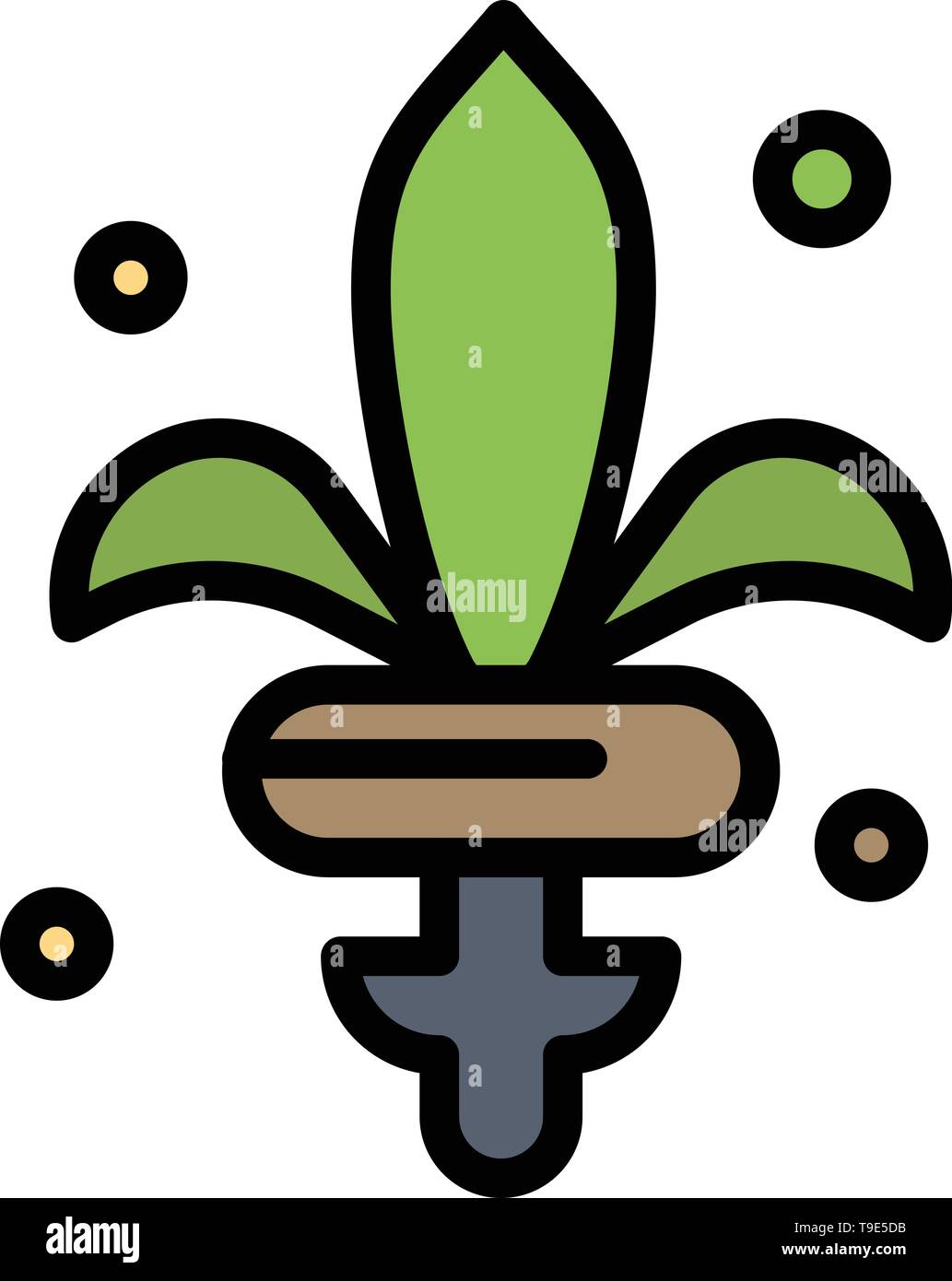 Retro sword shield logo template Stock Vector Images - Alamy