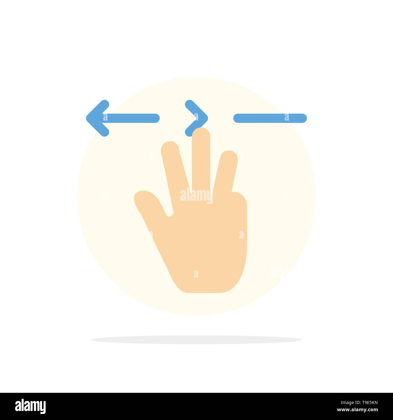 Fingers pointing circle Cut Out Stock Images & Pictures - Alamy