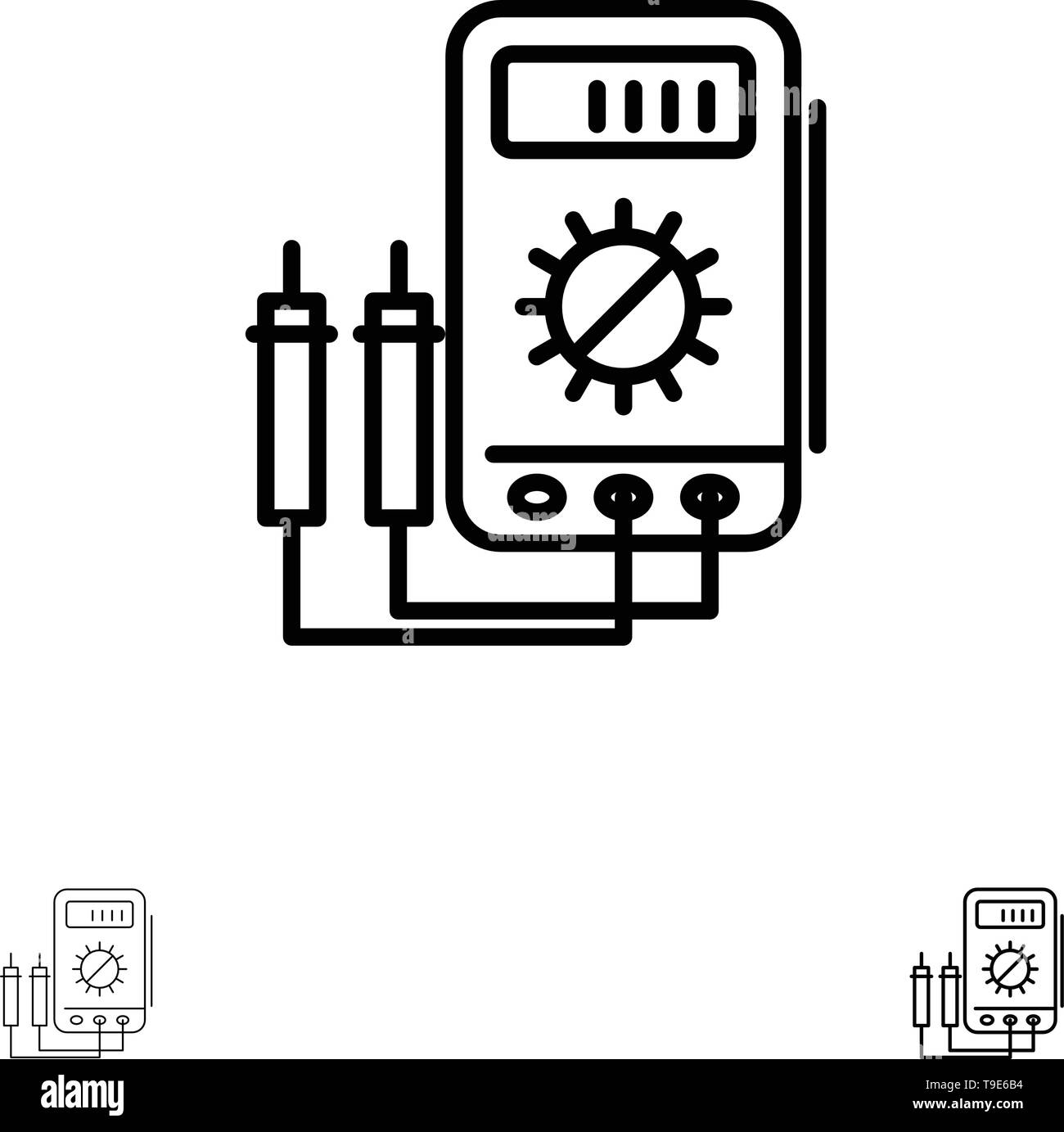 Reading an electricity meter Black and White Stock Photos & Images - Alamy