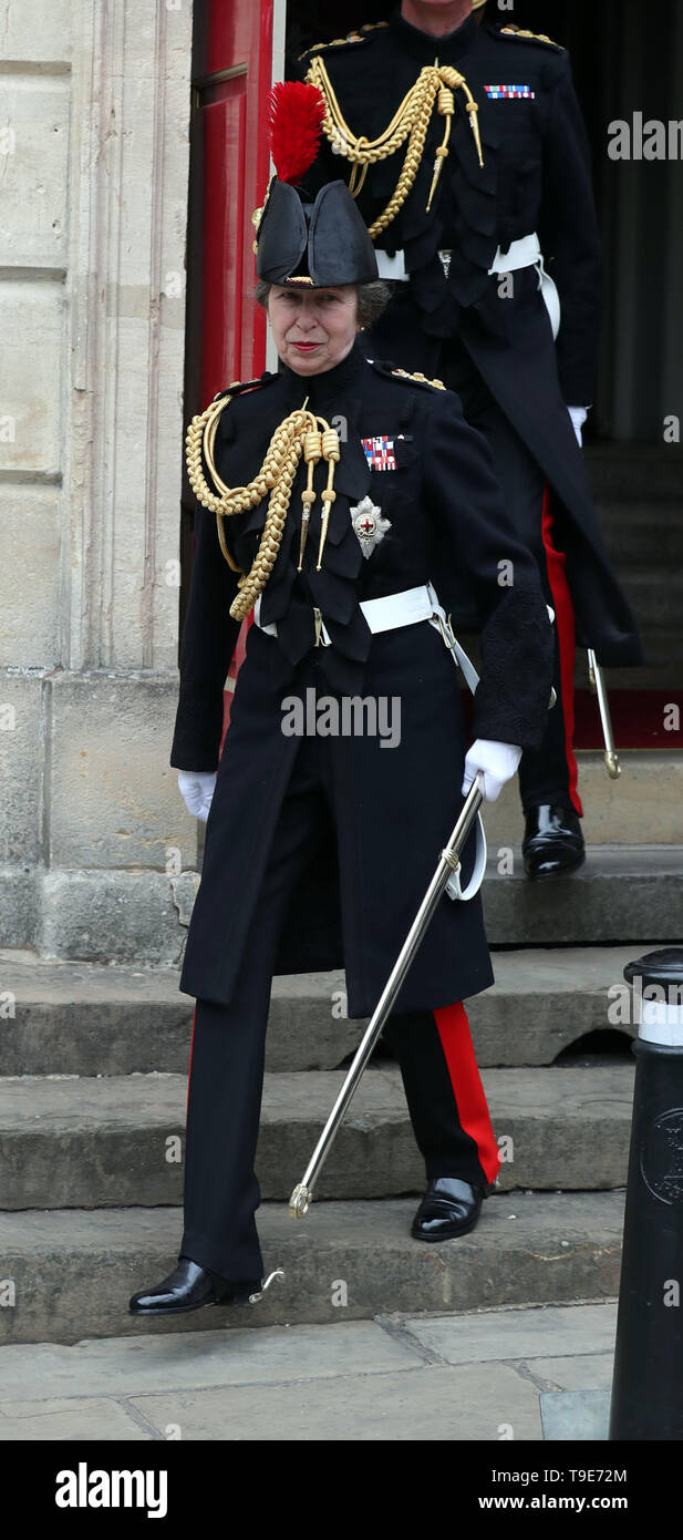 The Princess Royal attends a Freedom of Entry parade for the Household ...