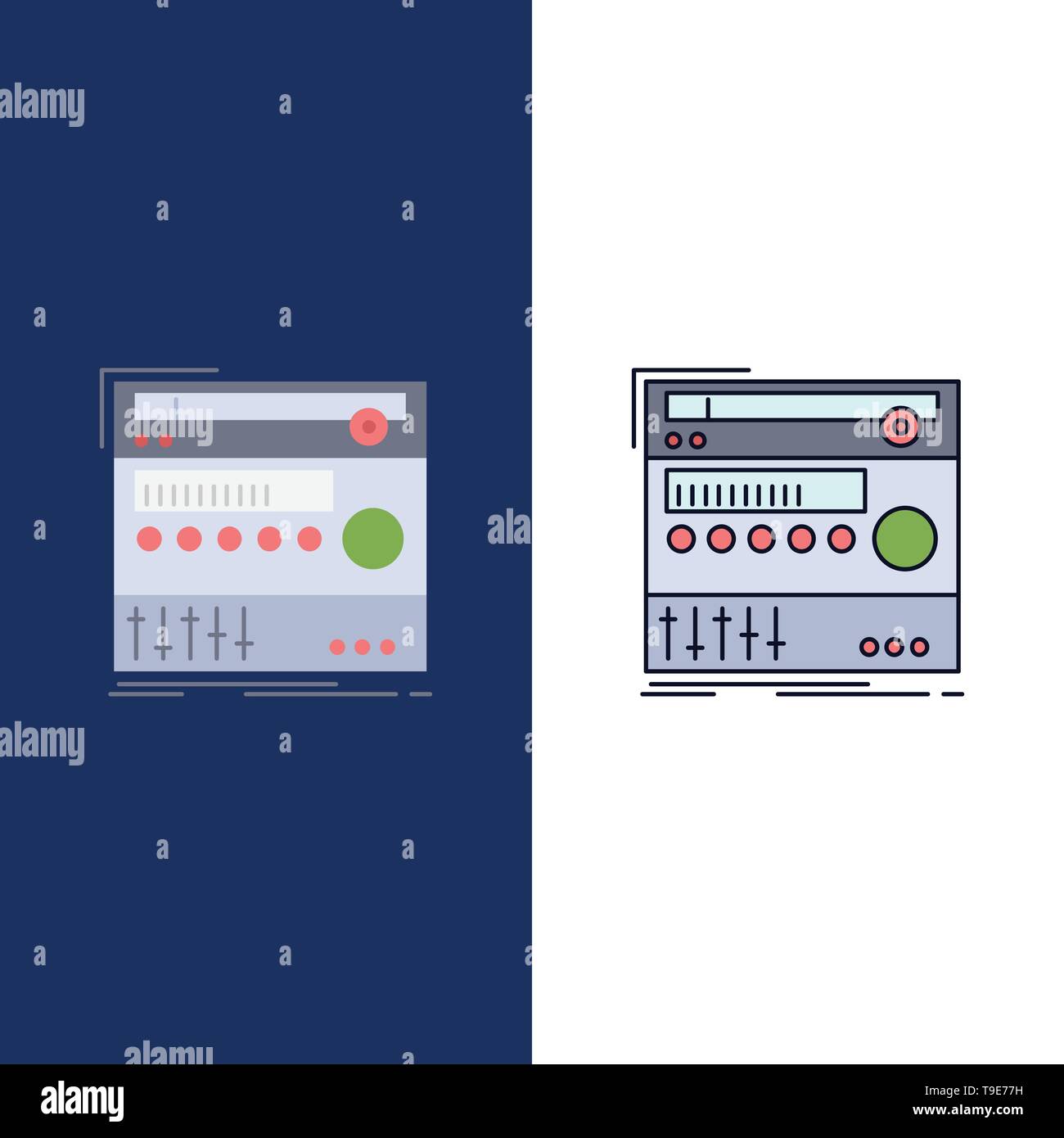 Vintage recording studio rack hi-res stock photography and images - Alamy