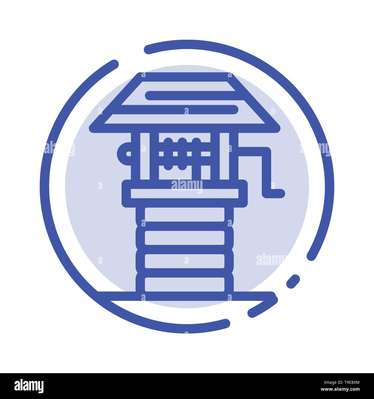 Rural house well Stock Vector Images - Alamy