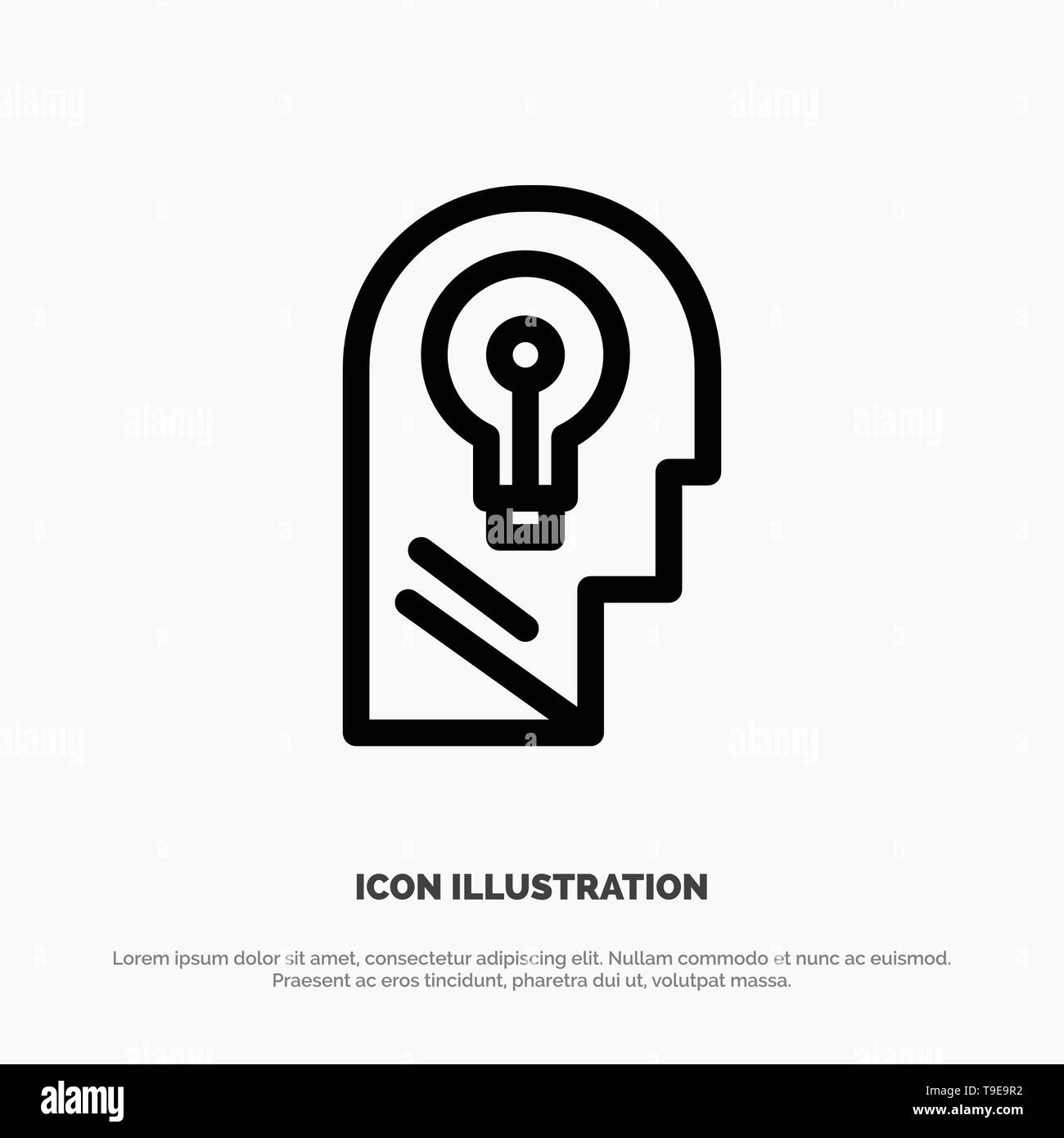Idea mind Stock Vector Images - Alamy