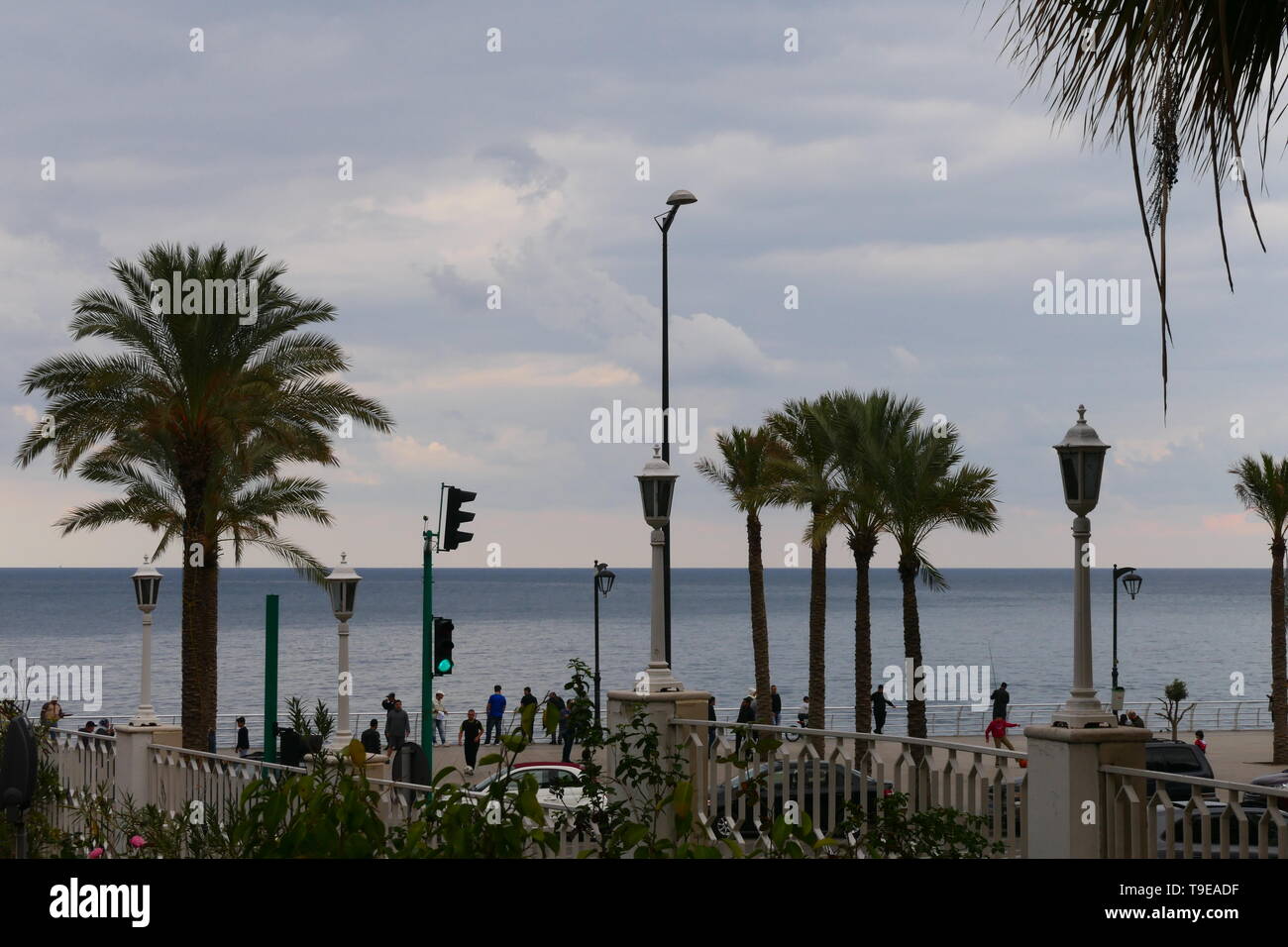 The harbor promenade of Beirut, Lebanon Stock Photo - Alamy