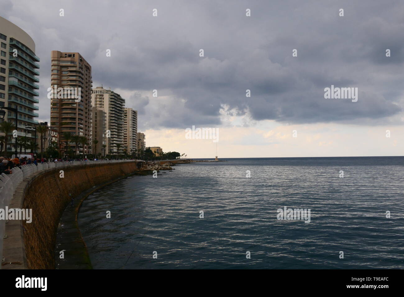 The harbor promenade of Beirut, Lebanon Stock Photo - Alamy
