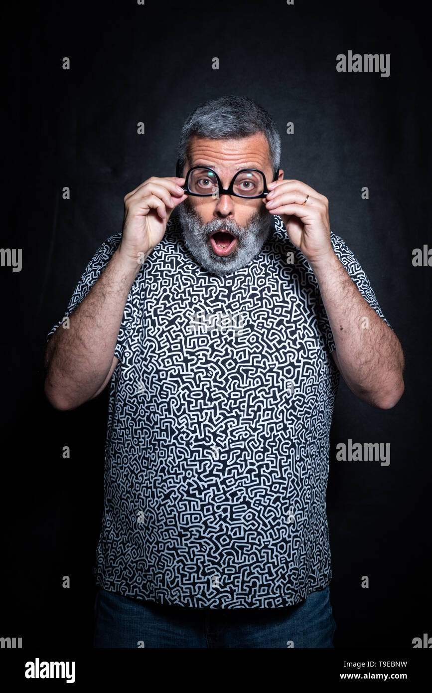 The Italian rapper Frankie hi-nrg mc,real name Francesco Di Gesu ...