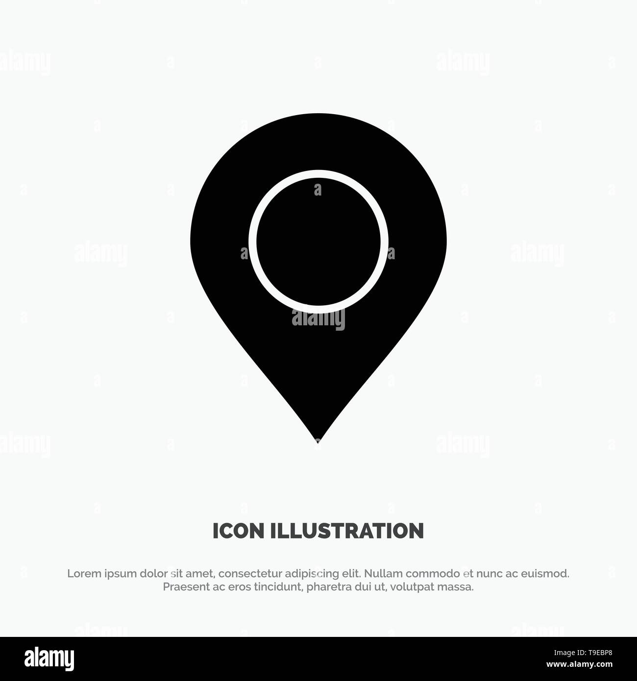 Map location pin Cut Out Stock Images & Pictures - Alamy