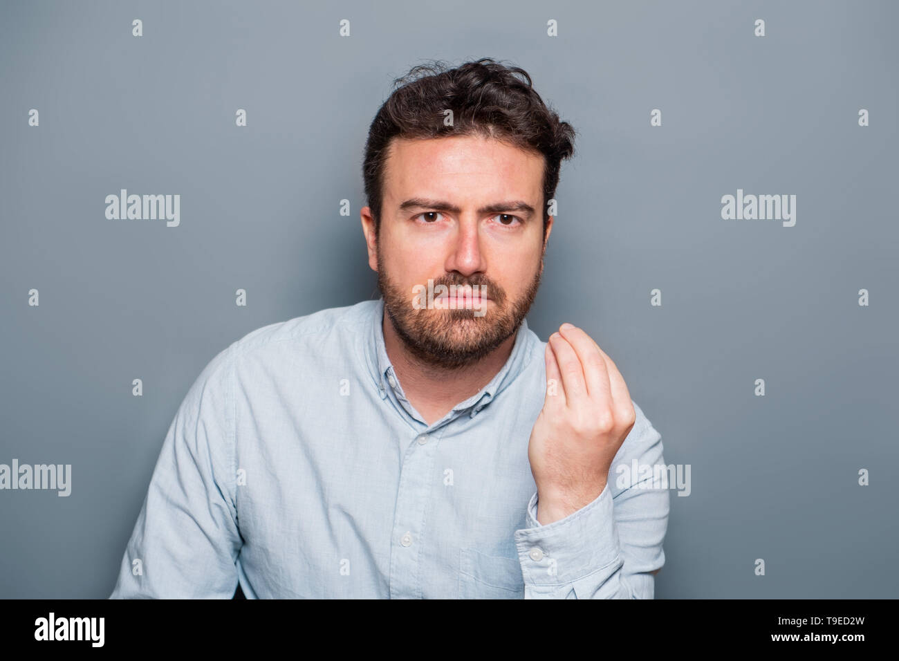 Italian gesture angry hi-res stock photography and images - Alamy