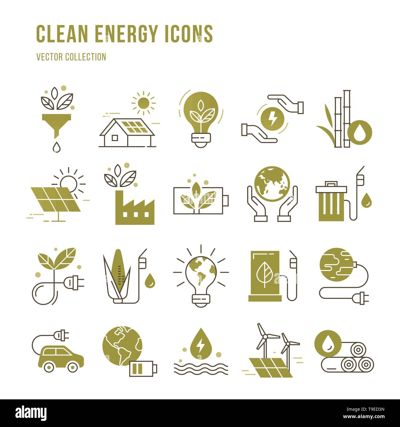 Converting waste into energy Stock Vector Images - Alamy