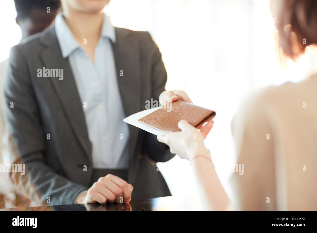 Passing documents hi-res stock photography and images - Alamy